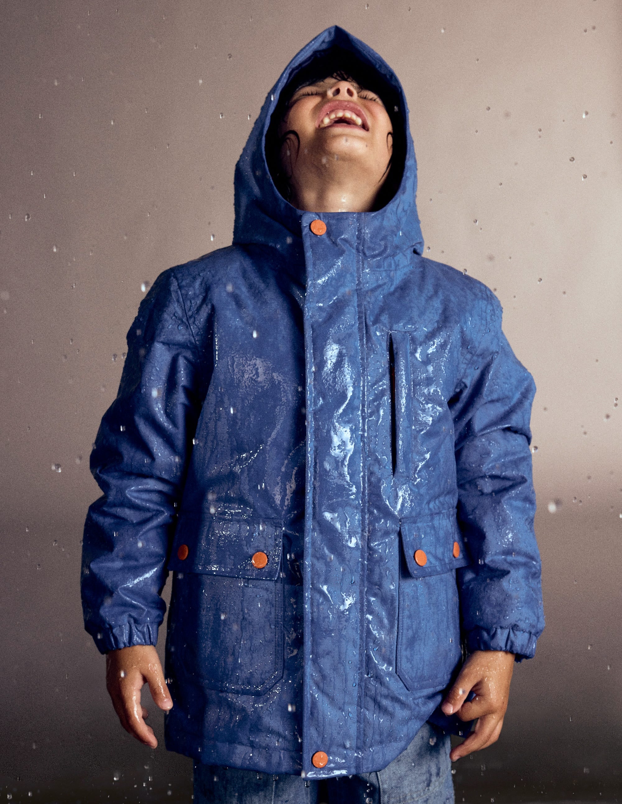 4-in-1 Waterproof Coat-Blue River | Boden UK