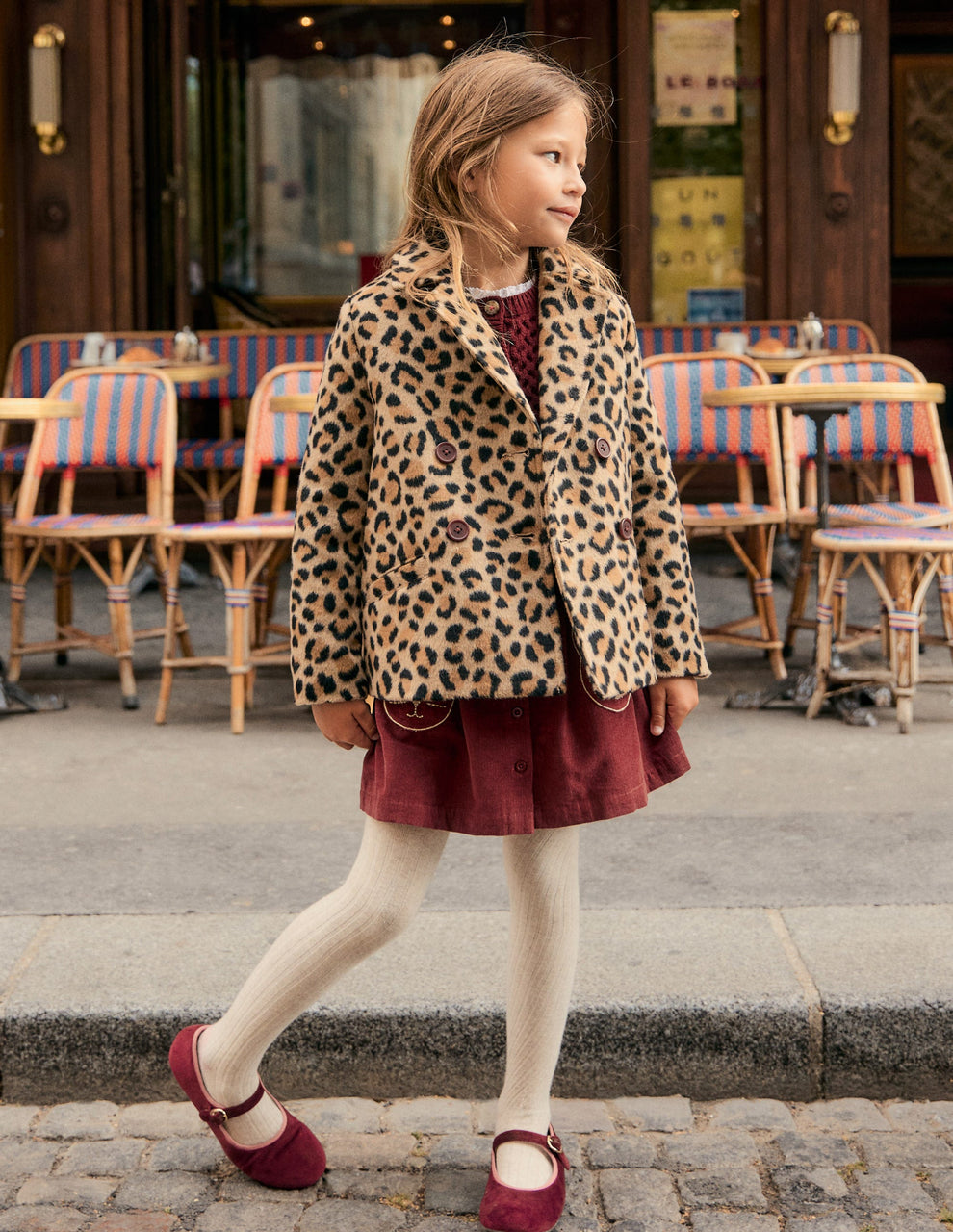 Pea Coat-Large Leopard Spot | Boden UK