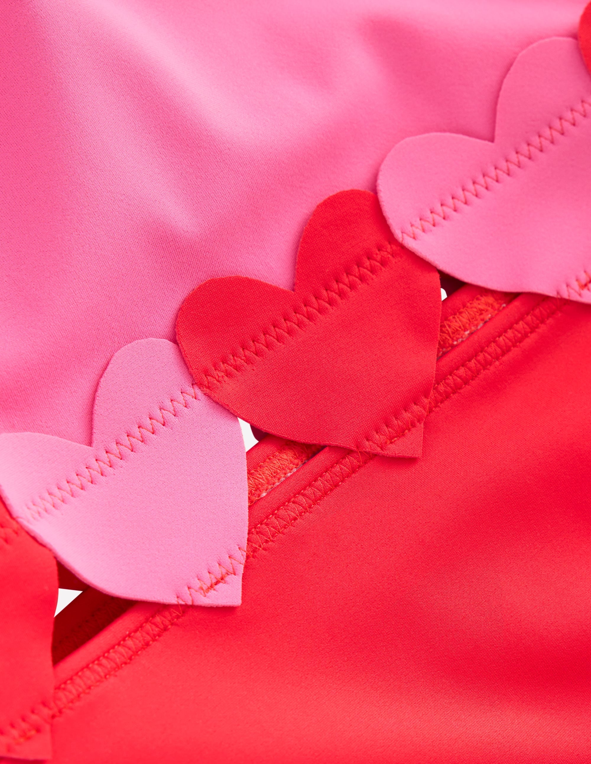 Hallie Frill Strap Swimsuit-Poppy Red | Boden UK