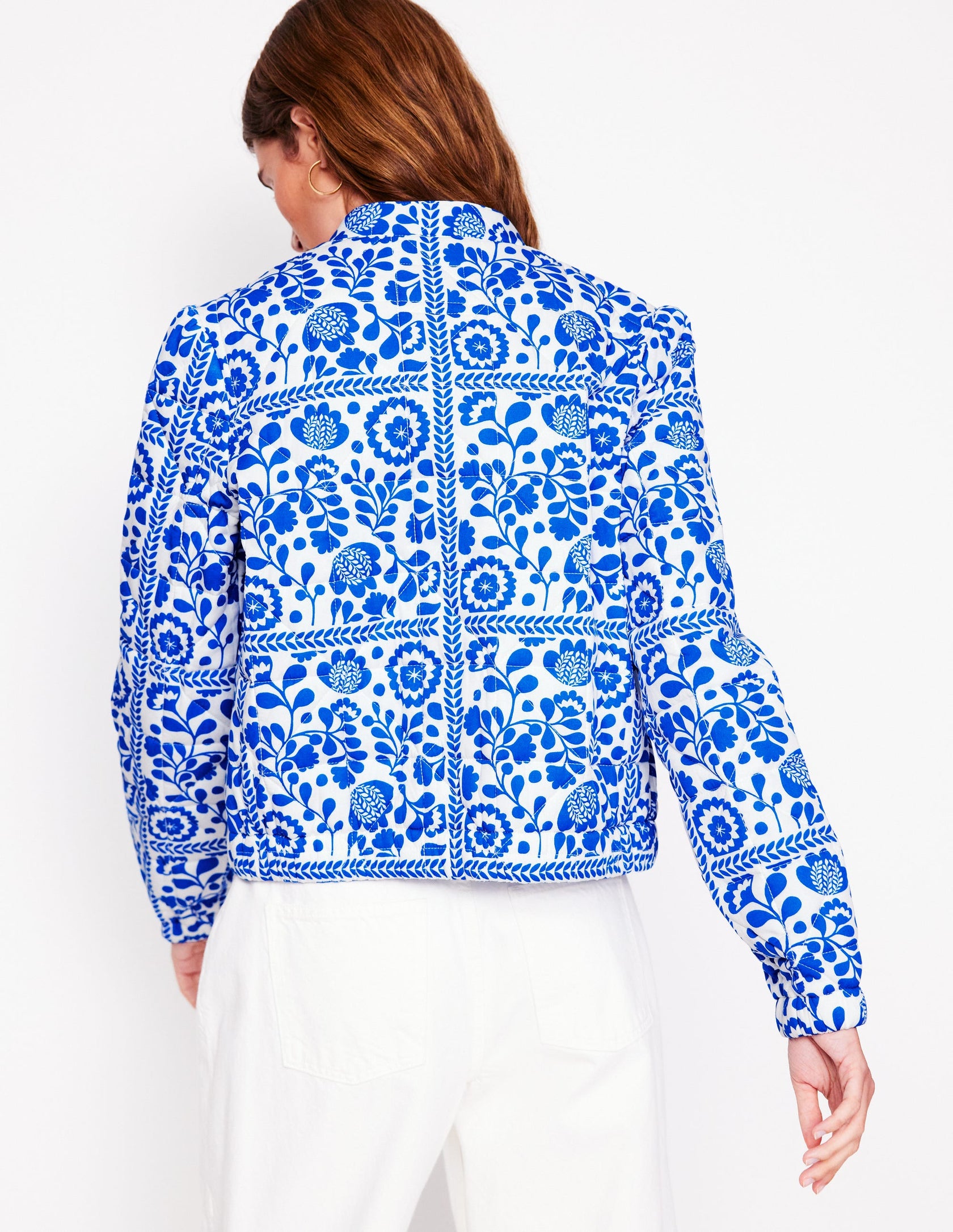 Highbury Quilted Jacket-Vine Tile | Boden UK