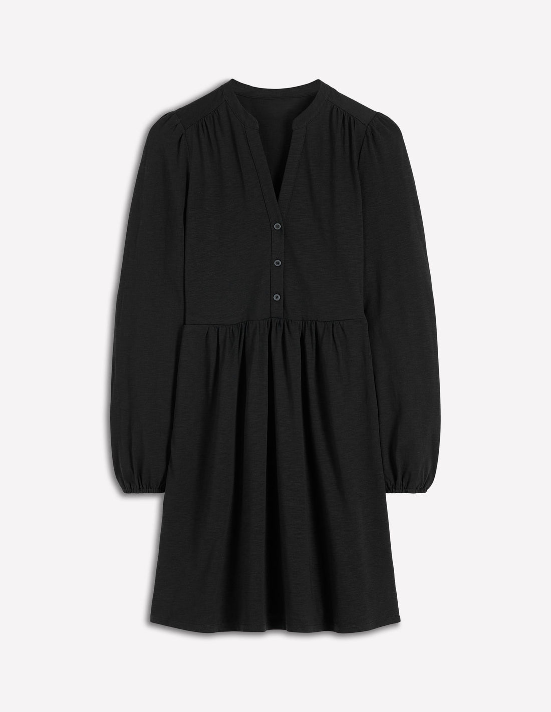 Amy Short Jersey Dress-Black | Boden UK