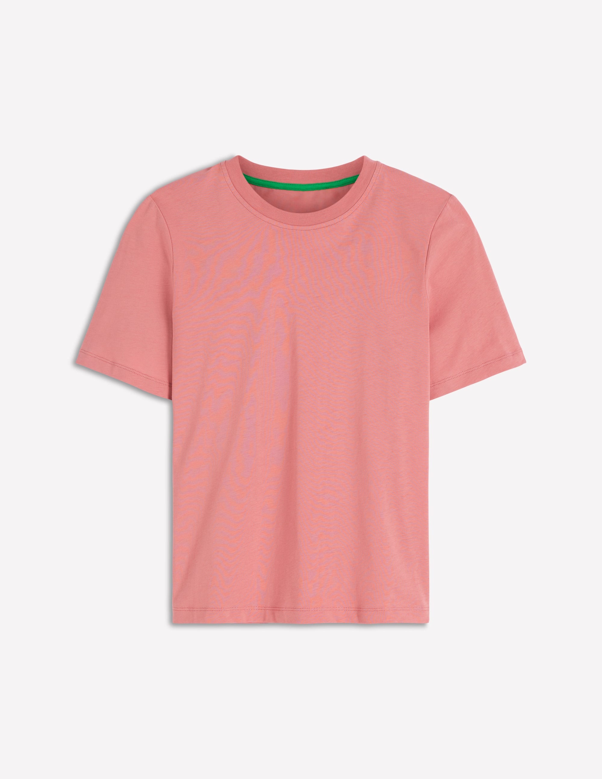 Cotton Crew Neck T - shirt - Vintage Rose | Boden UK