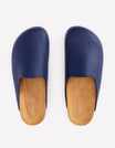 Lyla Colour Block Clogs-Navy/Soft Pink | Boden UK