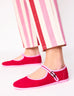 Flexi Mary Jane-Post Box Red/ Soft Pink | Boden AU