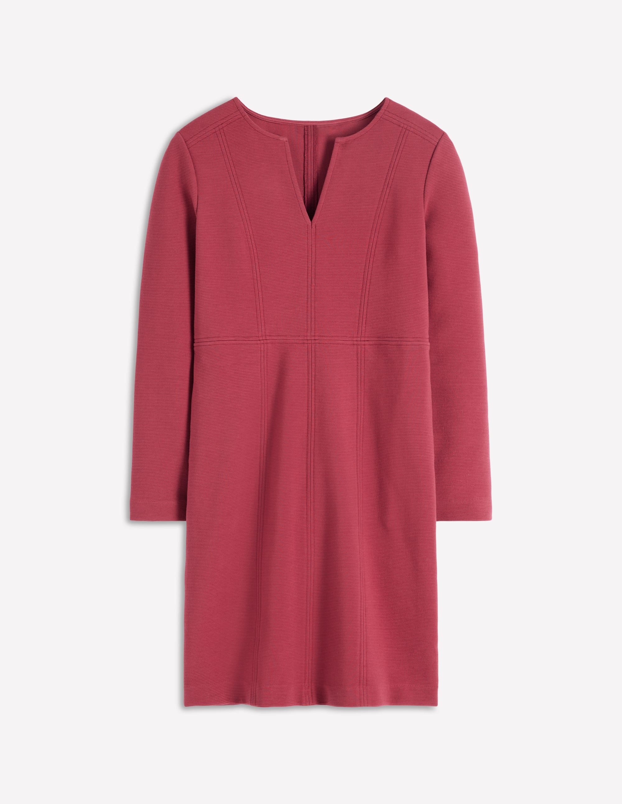 Colette Ottoman Shift Dress-Ruby Red | Boden UK