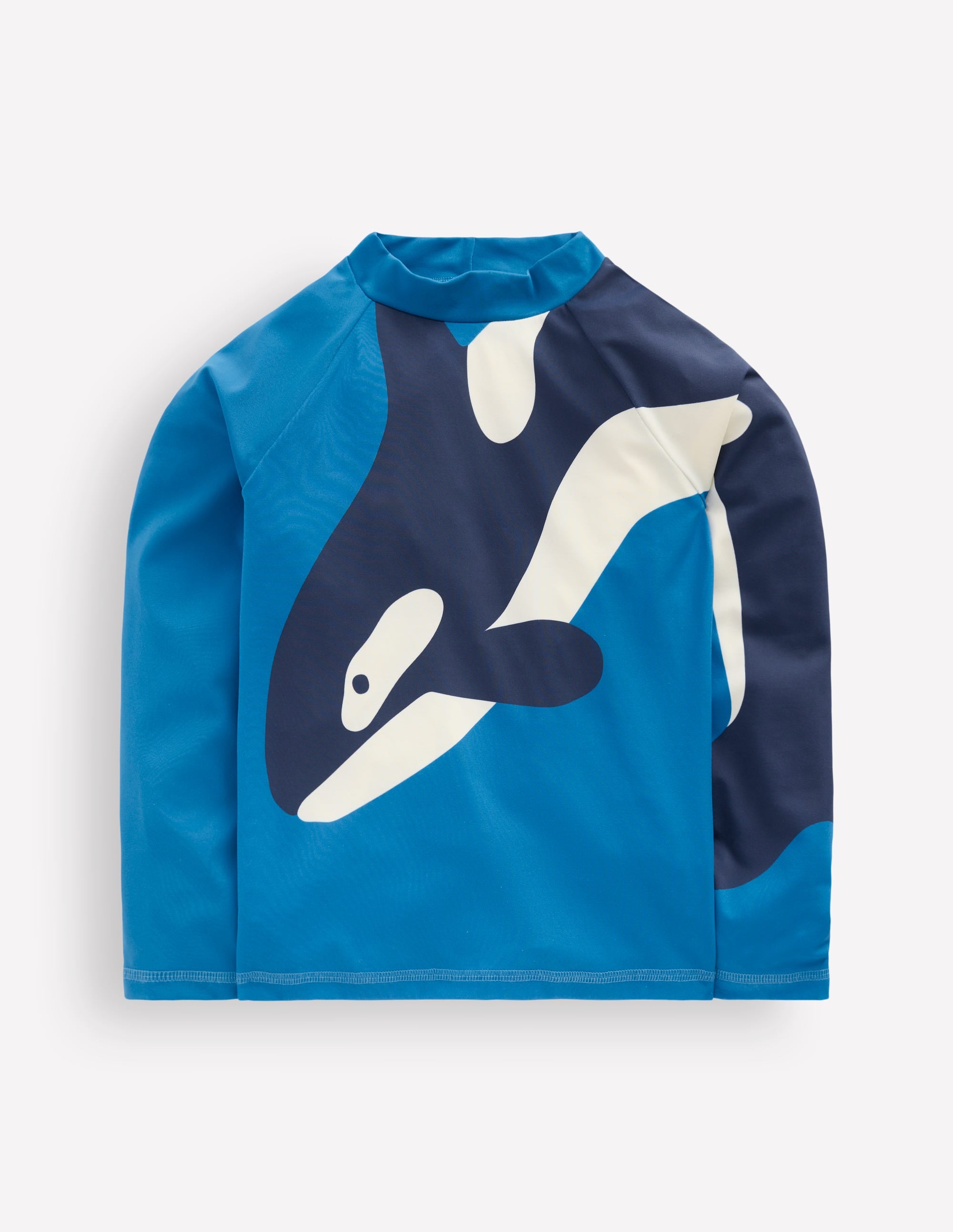 Sun Safe Fun Rash Vest-Swimming Whale | Boden AU