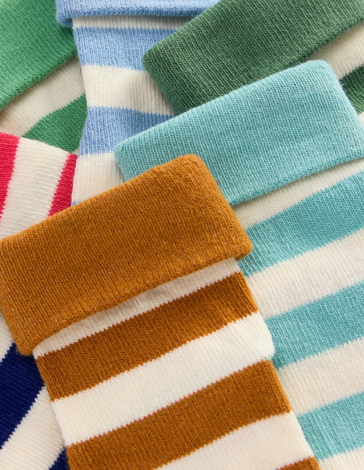 7-Pack Baby Socks-Stripes | Boden UK
