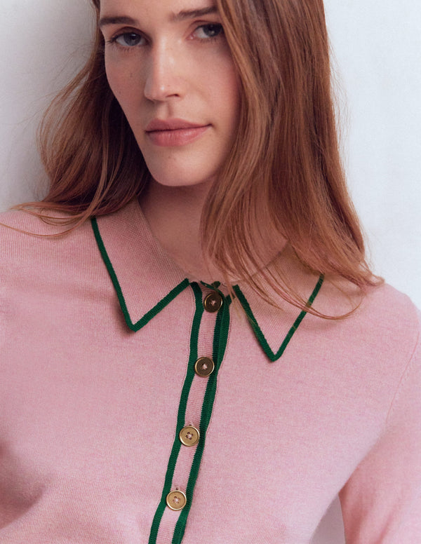 Liz Henley Jumper-Lilac | Boden UK