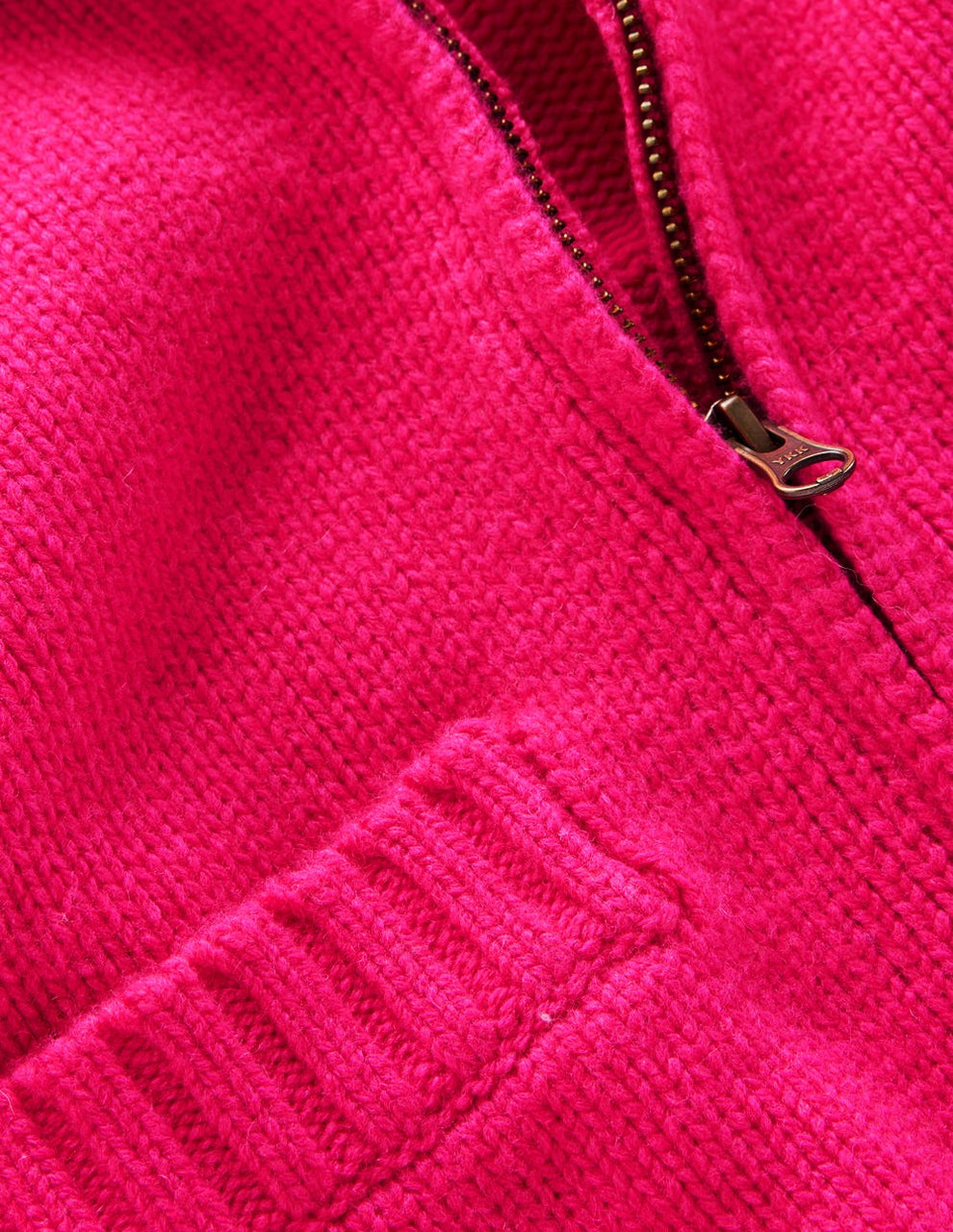 Maya Zip-up Jacket-Flamboyant Pink | Boden UK