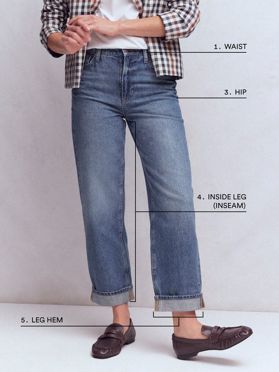 Greenwich Sailor Jeans-Mid Vintage | Boden UK