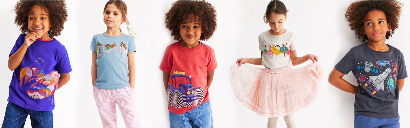 Mini Tops & T-shirts | Kids Tops | Boden UK